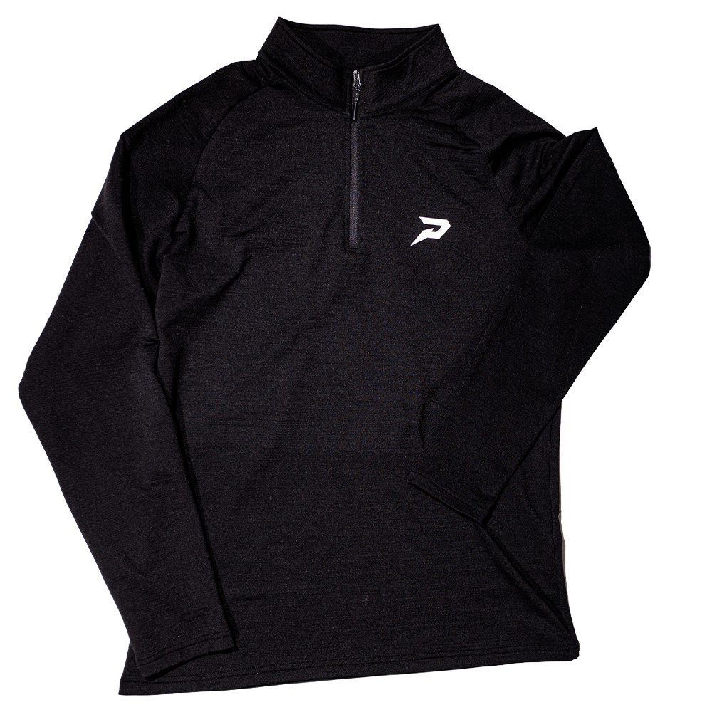 Quantum Lite Performance Quarter Zip Pullover - Black — Phenom Elite ...